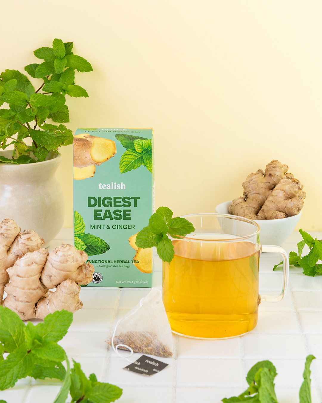 Organic Digest Ease Herbal Tea - Soothing Digestive Blend | Tealish ...